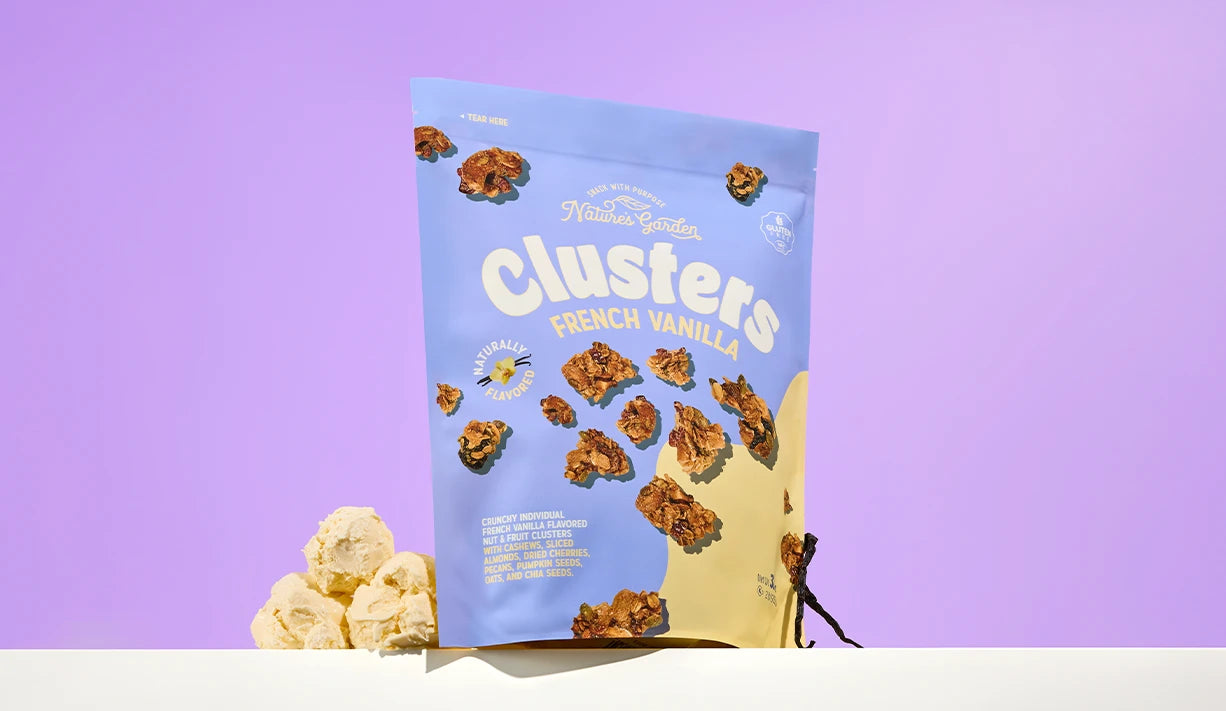 French Vanilla Clusters – Crunchy Nut & Seed Mix – Nature's Garden